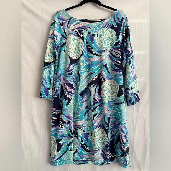 Lilly Pulitzer | Dresses | Lilly Pulitzer Hollee Dress Bright Navy ...